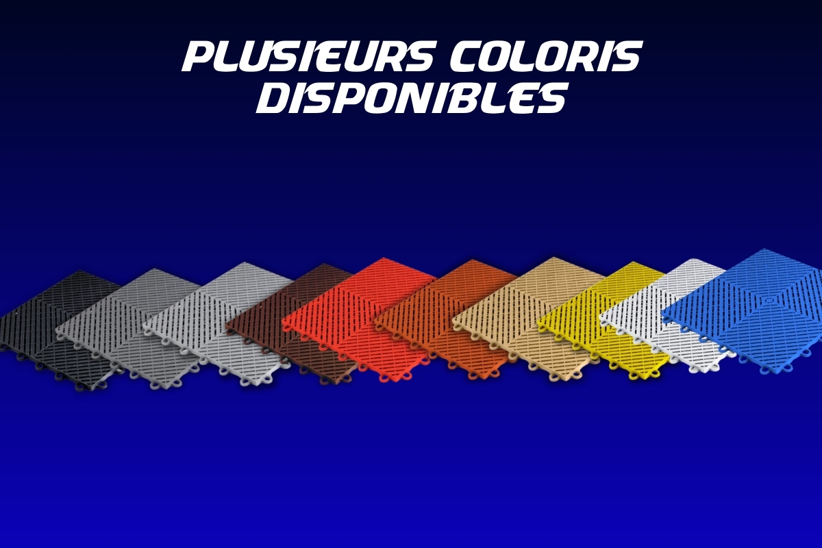 Dalle PVC Garage Ribtrax - sol-parfait.fr